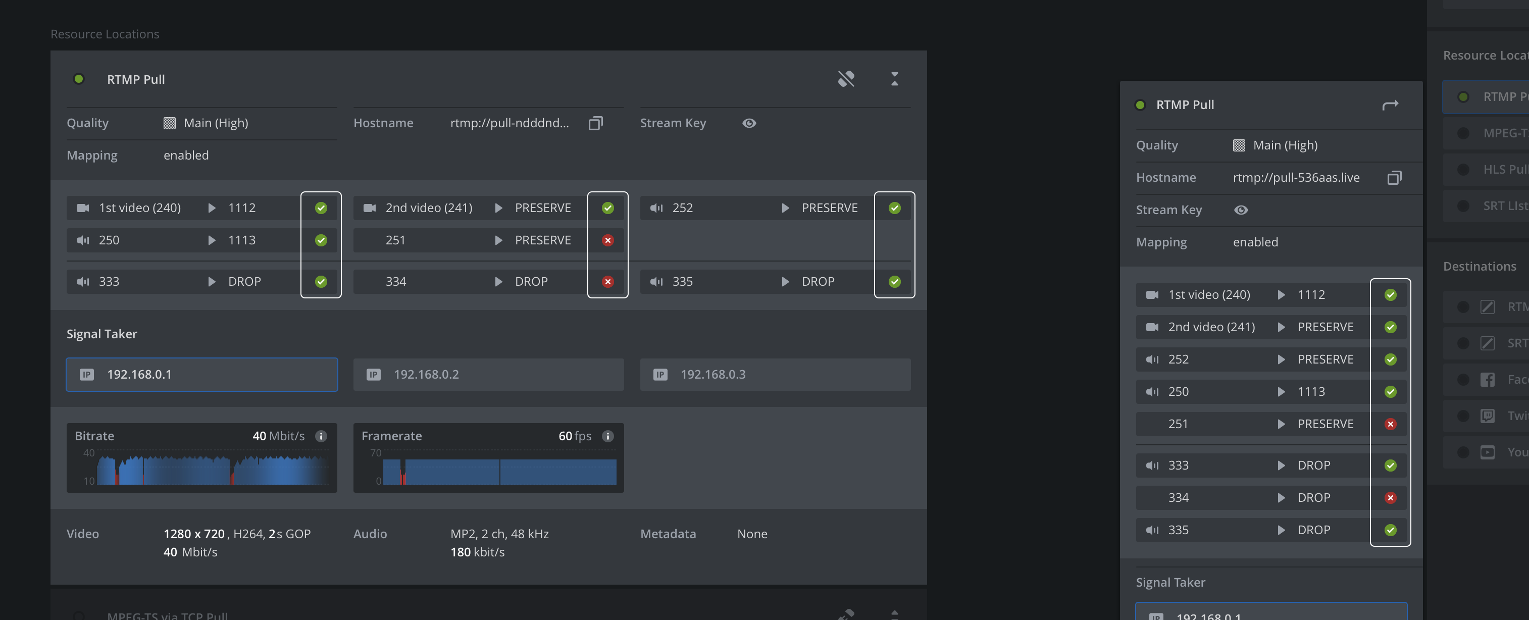 Monitor stream mapping – LTN help center