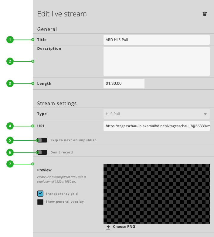Edit live stream – LTN help center
