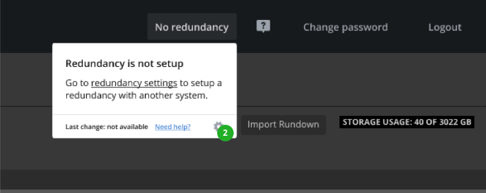 Set up and run a system in redundancy mode – LTN help center